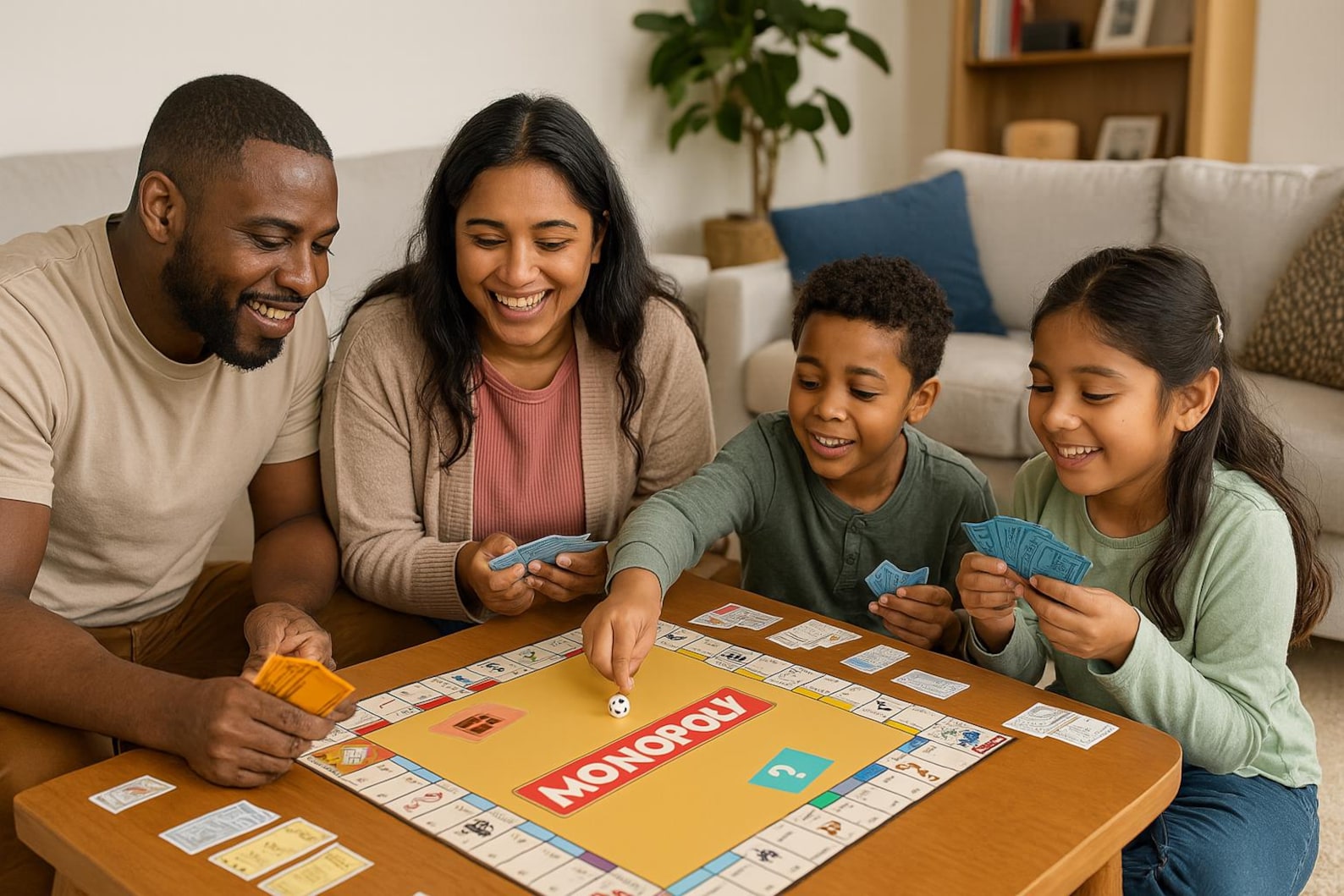Custom Monopoly Board Game Template: DIY Personalized Family Game ...