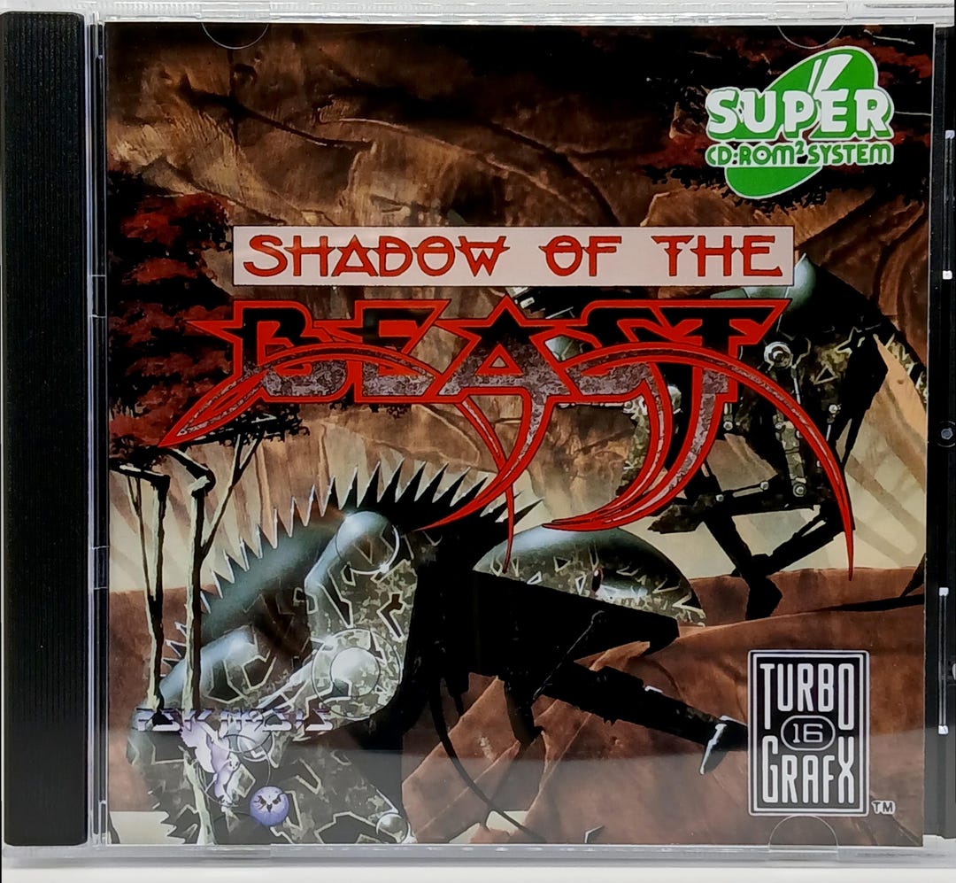 Shadow of the Beast - Pc-engine/tg16 CD Reproduction - Etsy