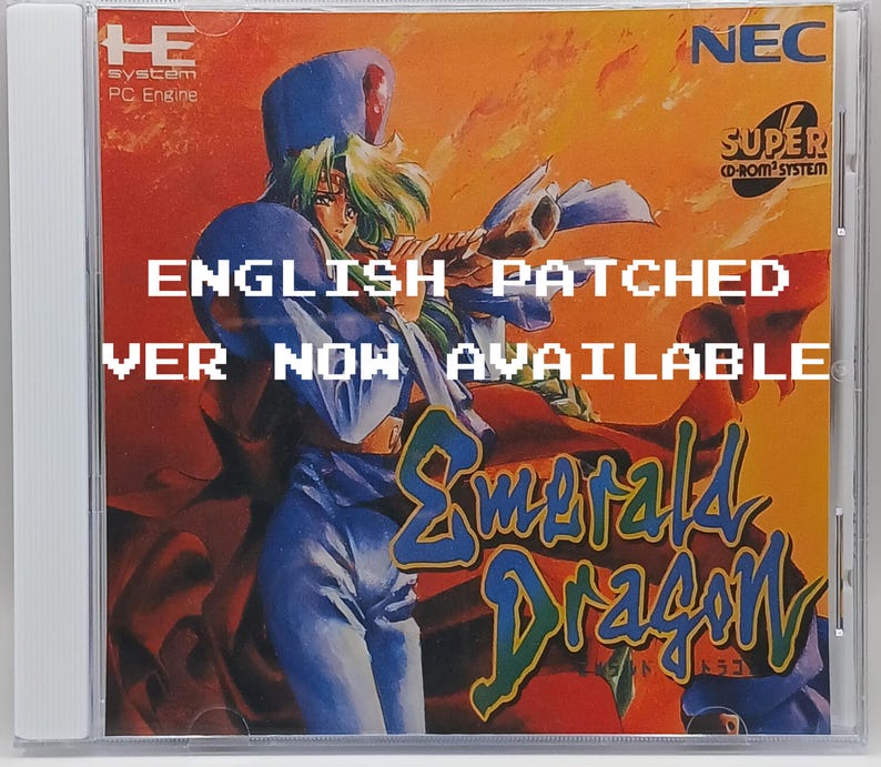 Emerald Dragon - Pc-engine/tg16 CD Reproduction - Etsy