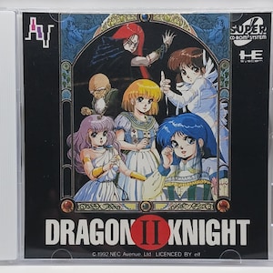 Dragon Knight II - Pc-engine/tg16 CD Reproductions - Etsy