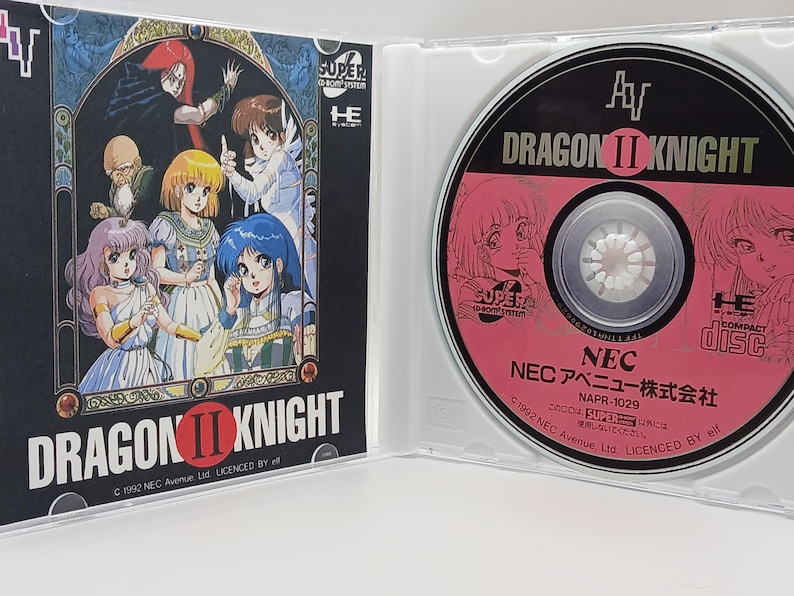 Dragon Knight II - Pc-engine/tg16 CD Reproductions - Etsy