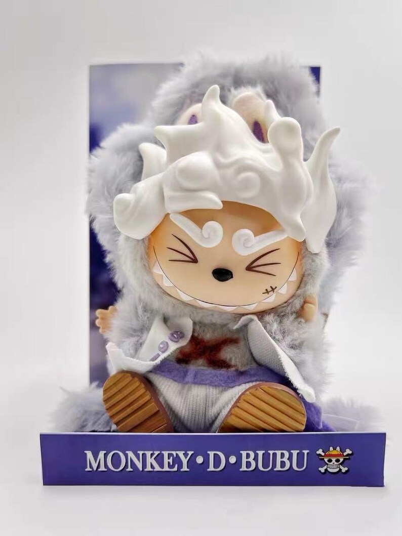 Custom Gear Fifth Luffy Labubu, One of a Kind Art Piece, OOAK Labubu ...