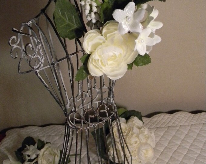 Wire Victorian Tabletop Dress Form - Etsy