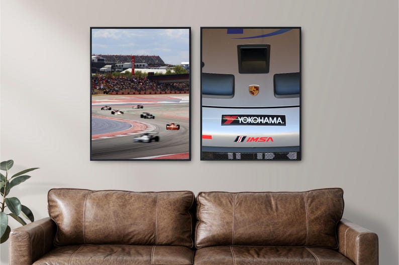 F1 Cars on Track Print – Circuit of the Americas Austin Digital ...