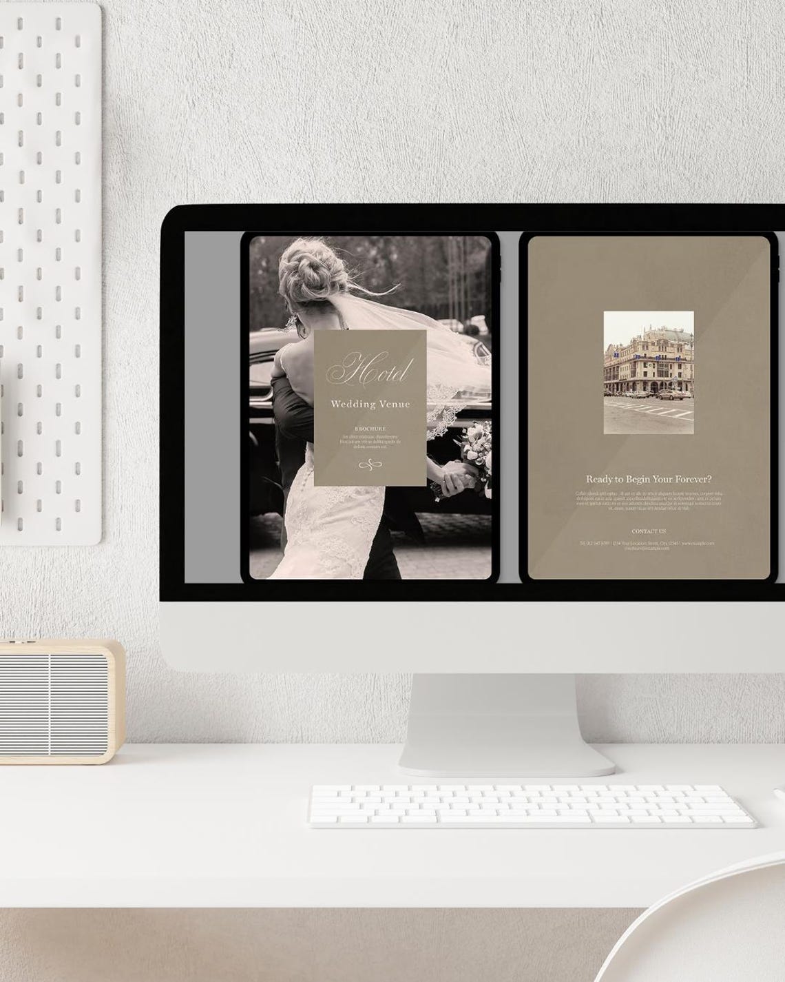 Wedding Venue Brochure Template Canva | Editable Luxury Event Space ...