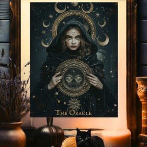 The Oracle – Digital Tarot Art Print | Divine Feminine Archetype ...