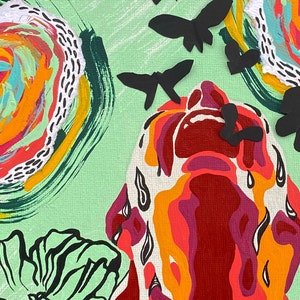 Screaming Moth Art Print, Modern Art of Anger and Despair. PLEASE See ...