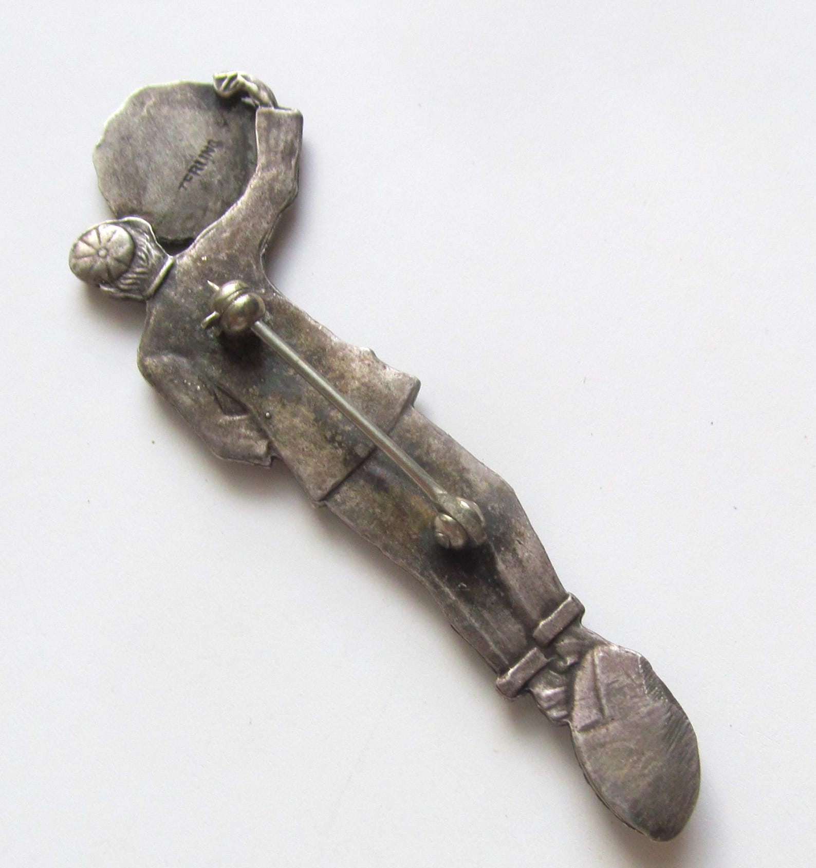 Antique Sterling Football Brooch Science With Practice Pin - Etsy