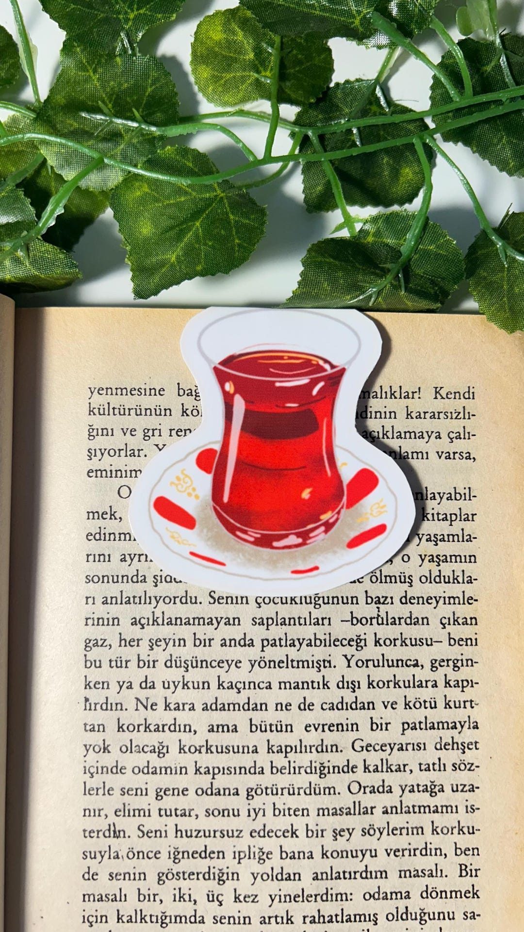 Turkish Tea Magnetic Bookmark, İstanbul Theme, Handmade - Etsy
