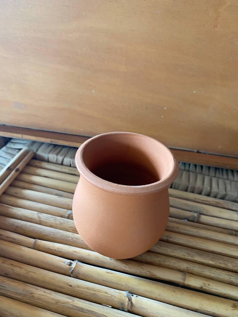 Handmade Terracotta Clay Cup – Eco-friendly Rustic Mug, Natural Pottery ...