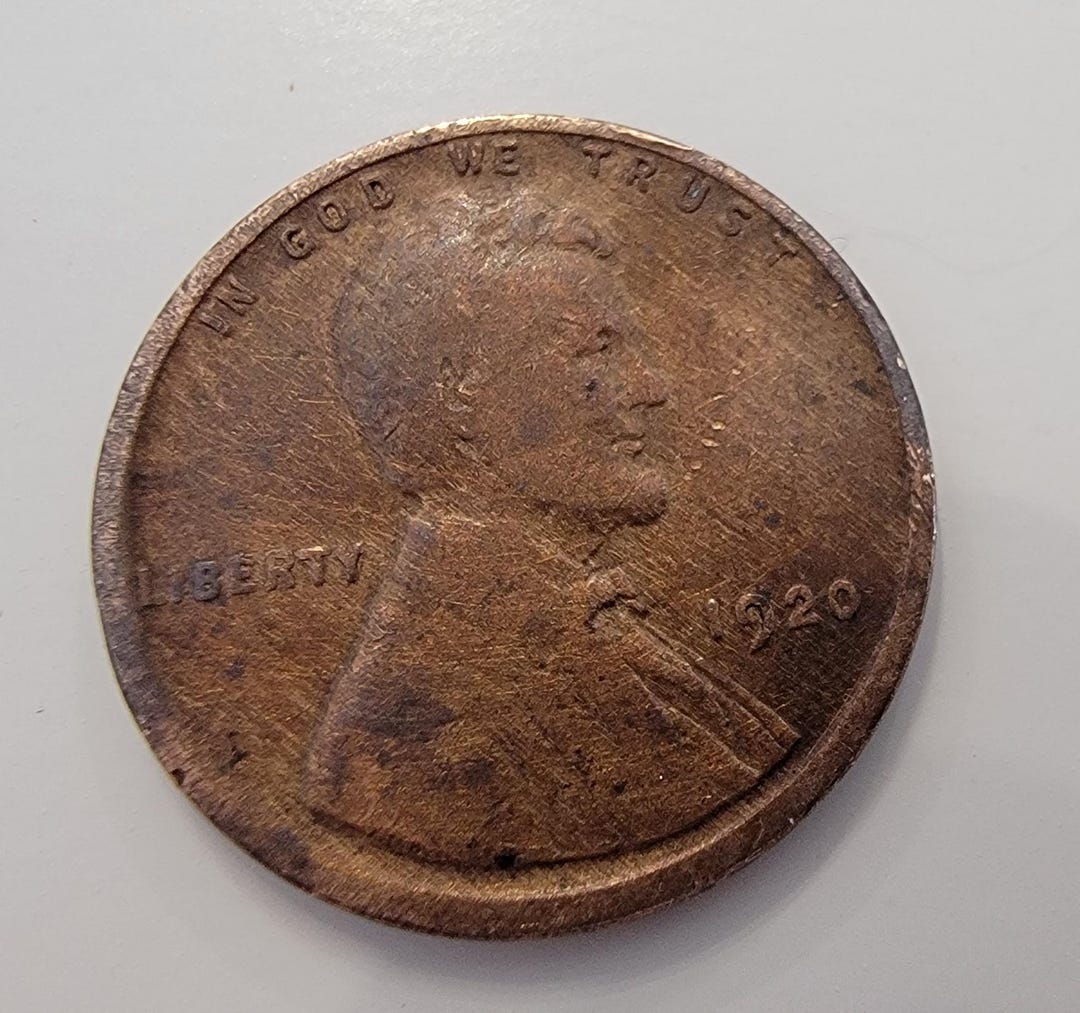 Error Coin: 1920 P Wheat Penny - Offset Die - Etsy