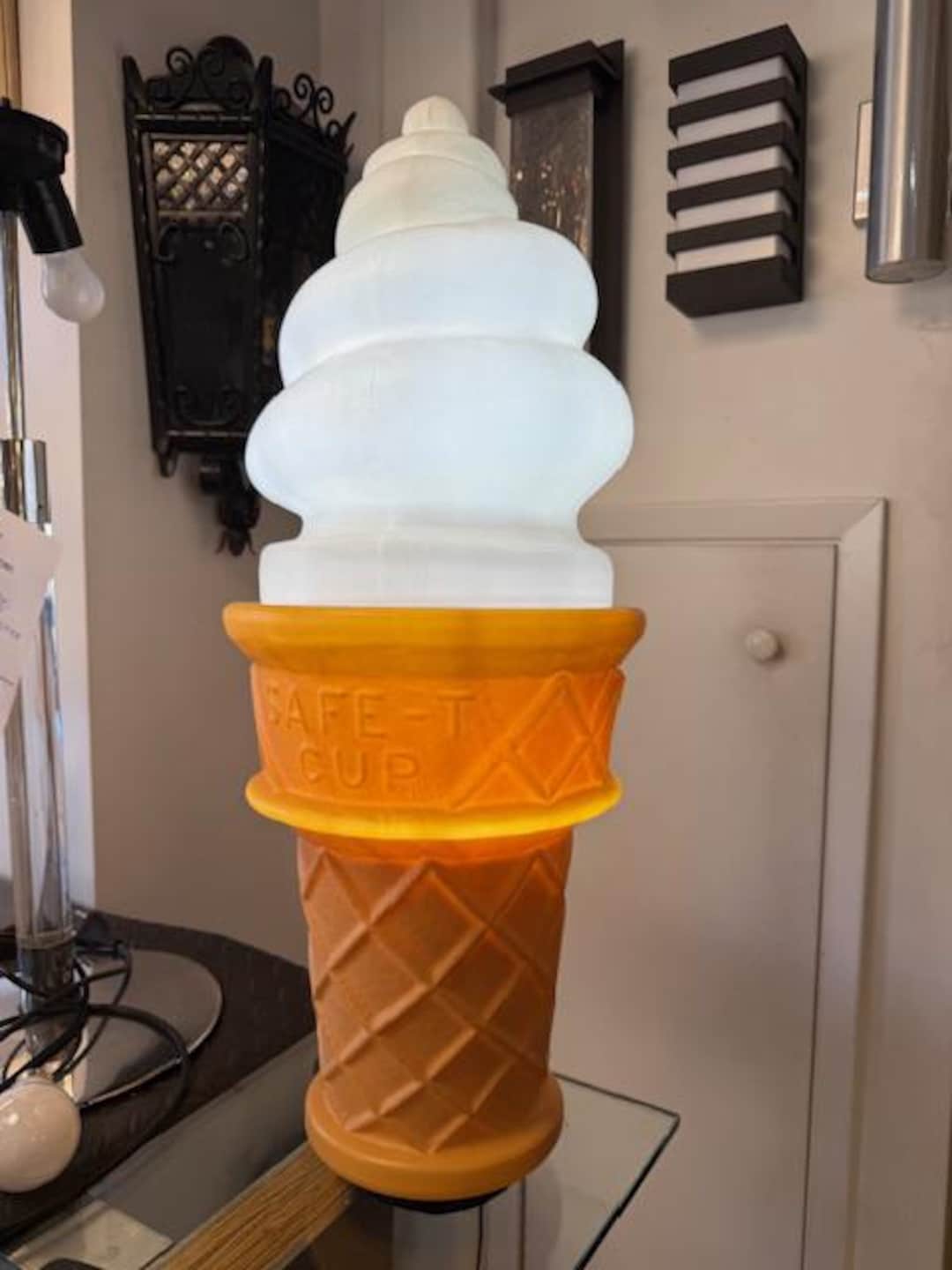 Ice Cream Cone Light - Etsy