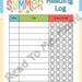 Printable Summer Reading Log for Kids – Track Books and Encourage Daily ...