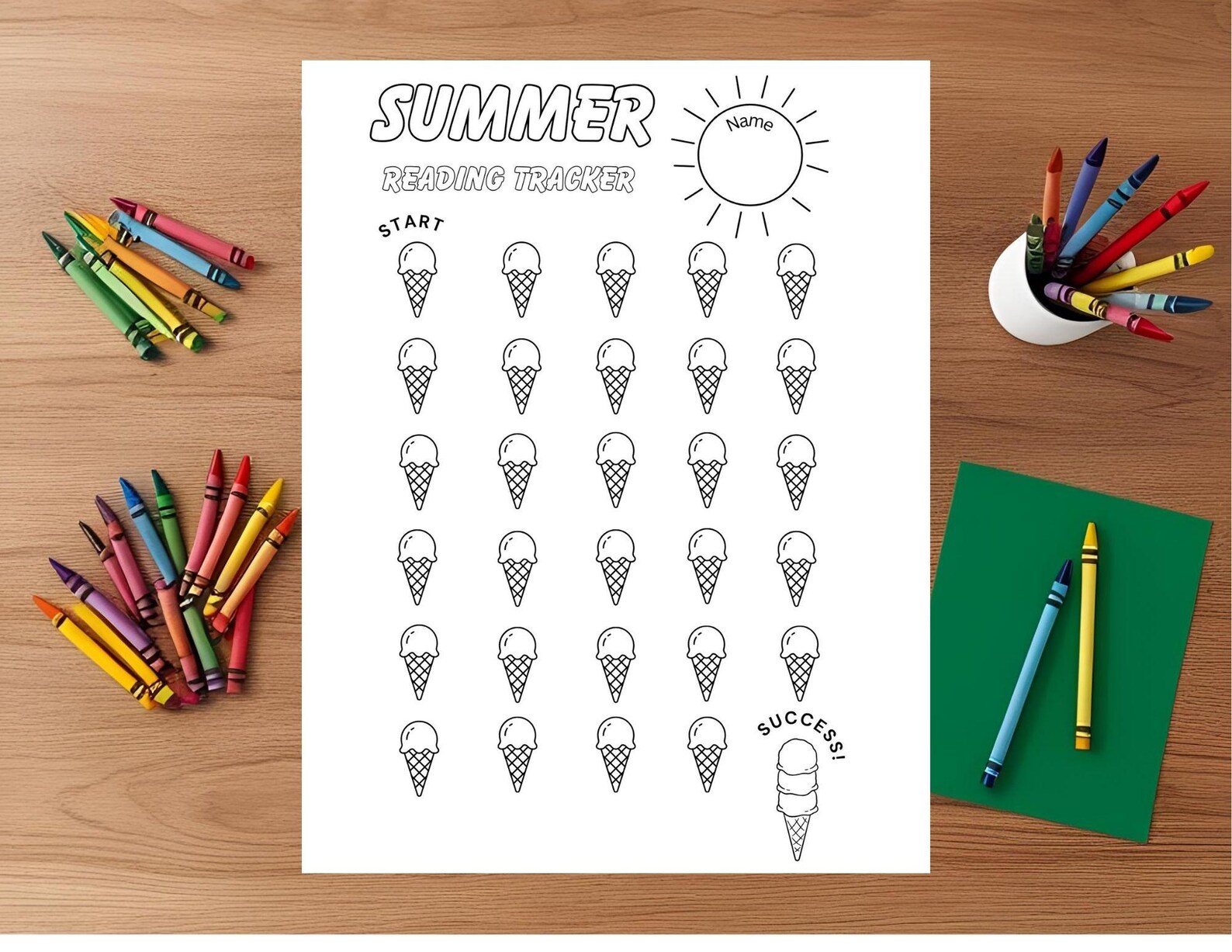 Summer Reading Tracker for Kids | Homeschool & Classroom Reading Goal ...