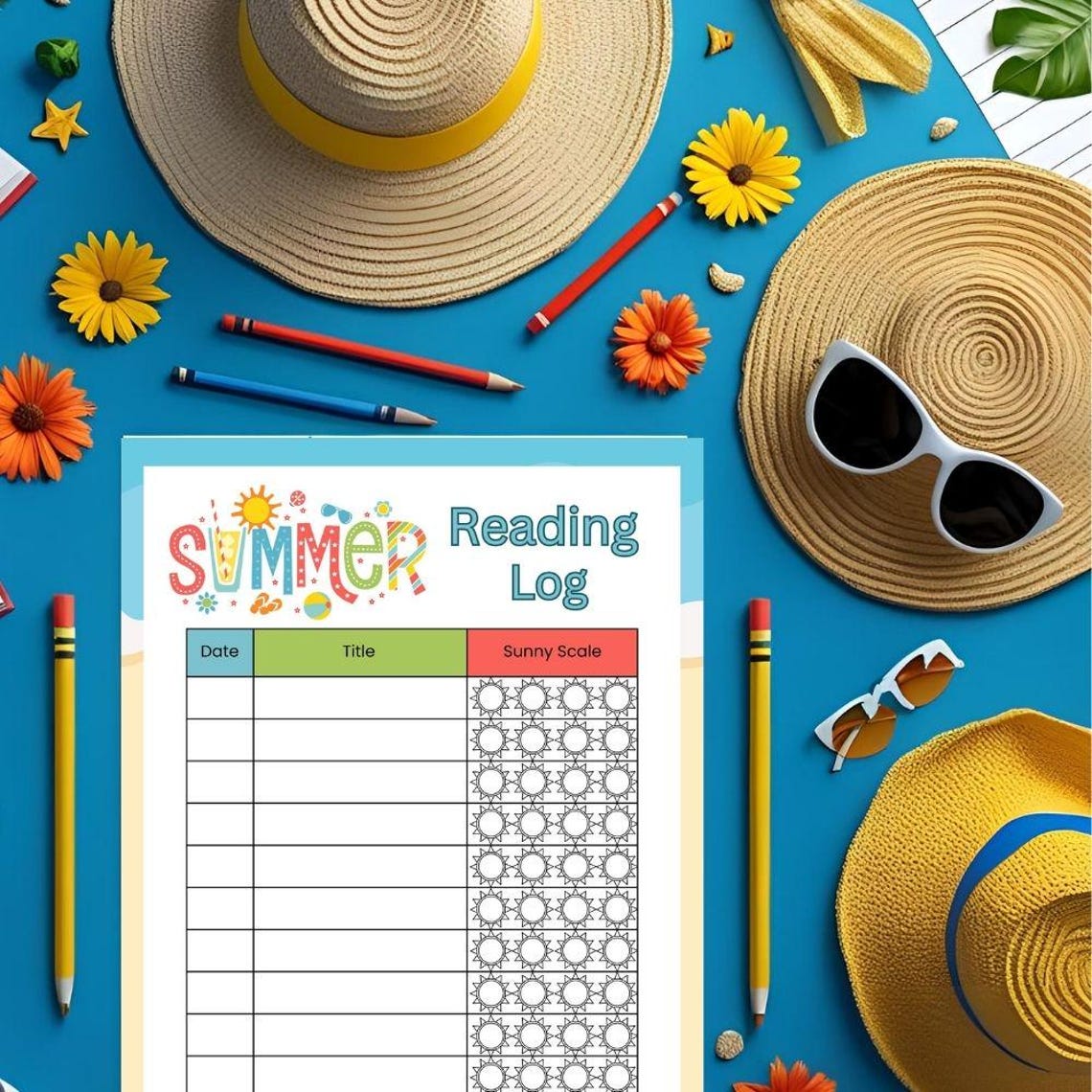 Printable Summer Reading Log for Kids – Track Books and Encourage Daily ...