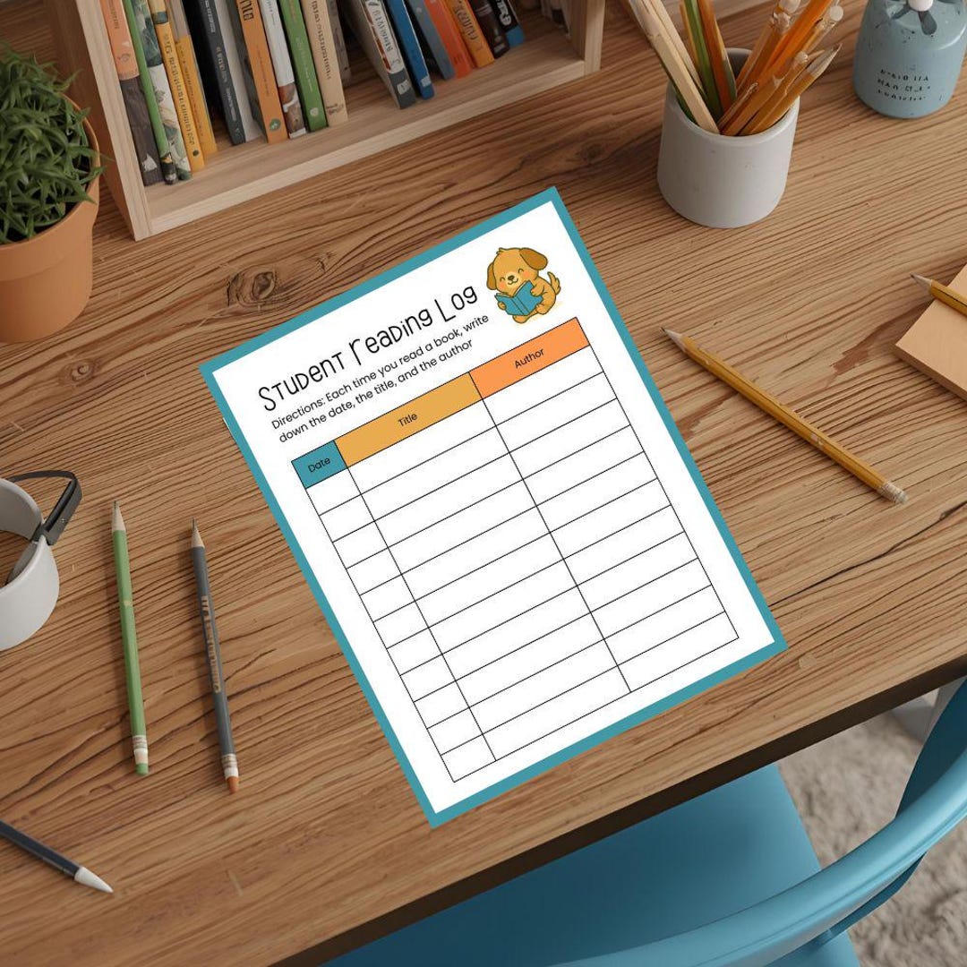 Printable Kids Reading Log: Cozy Critter Reading Tracker (PDF) - Etsy UK