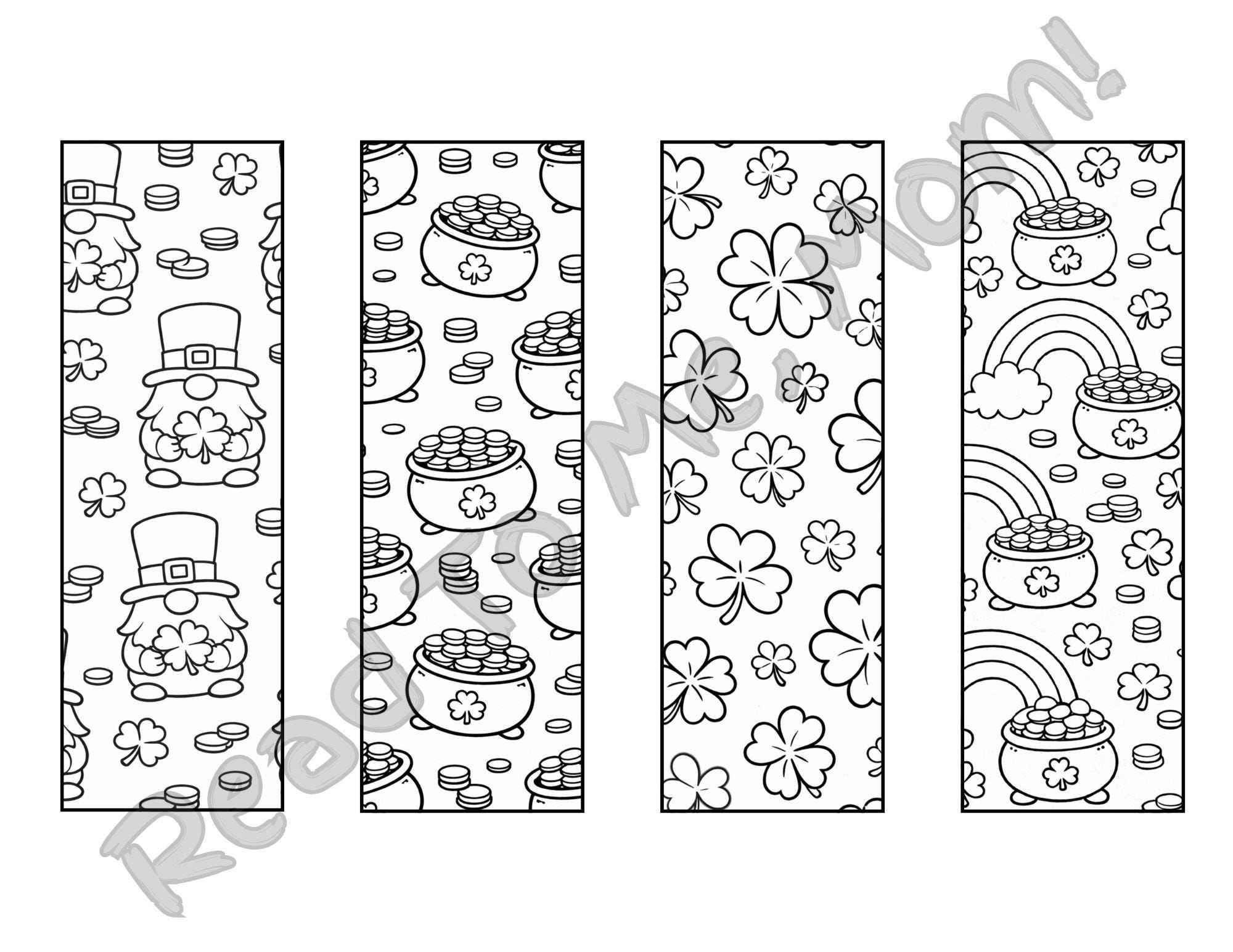 Spring Bookmarks for Kids to Color | Printable Spring Activity PDF - Etsy