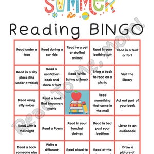 Summer Reading Bingo Printable – Fun Reading Game for Kids – Keep Kids ...