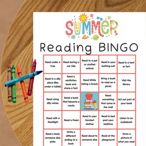 Summer Reading Bingo Printable – Fun Reading Game for Kids – Keep Kids ...