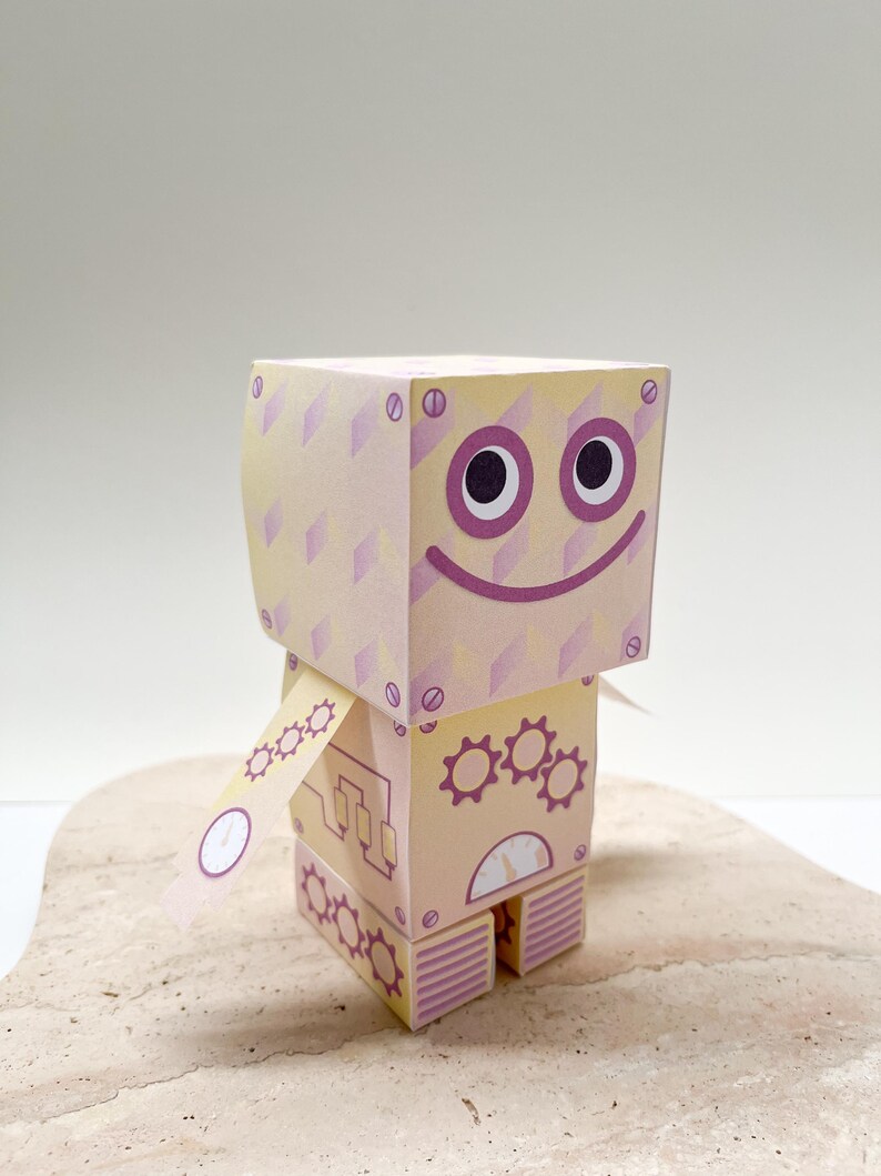 Printable Paper Robot Craft Kit (digital Download) - Etsy