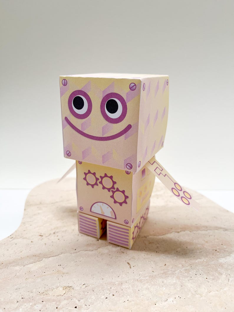 Printable Paper Robot Craft Kit (digital Download) - Etsy