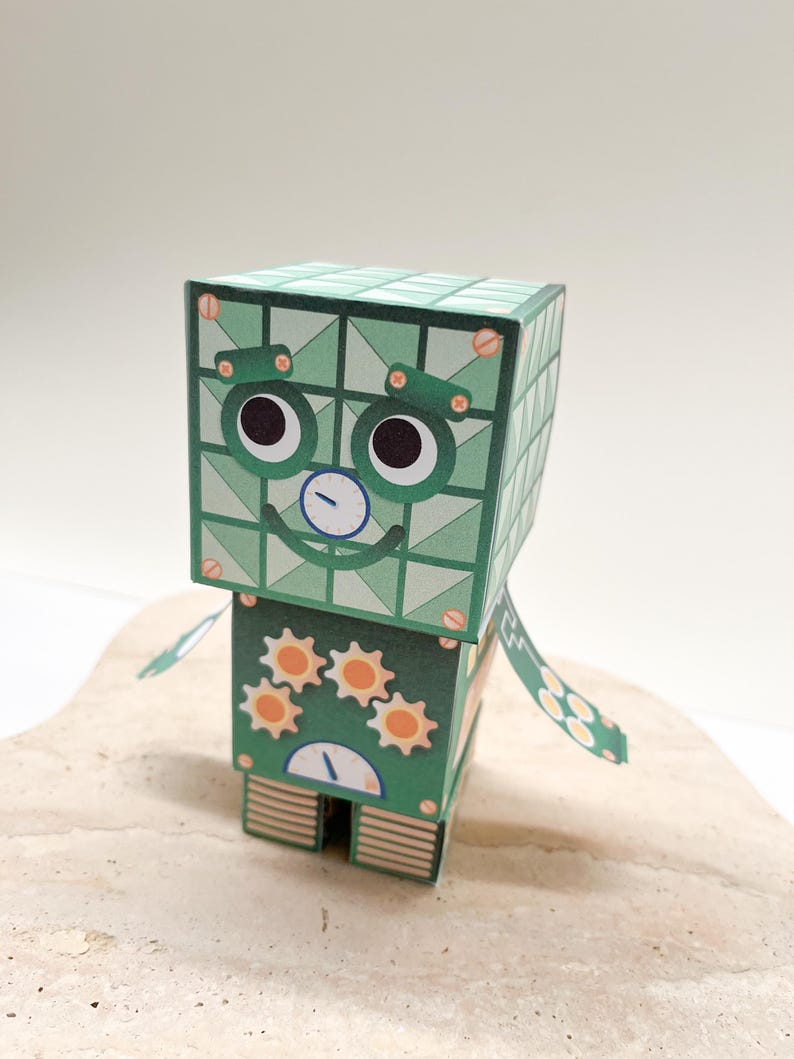 Printable Paper Robot Craft Kit (digital Download) - Etsy