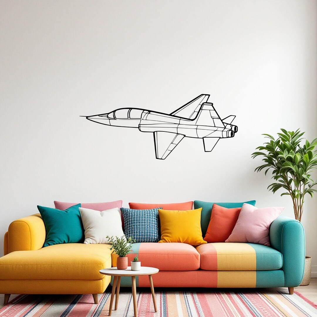 Northrop T 38C Talon ,custom Plane Wall Decor Aviation Gift for Him Aircraft Metal Wall Sign ...