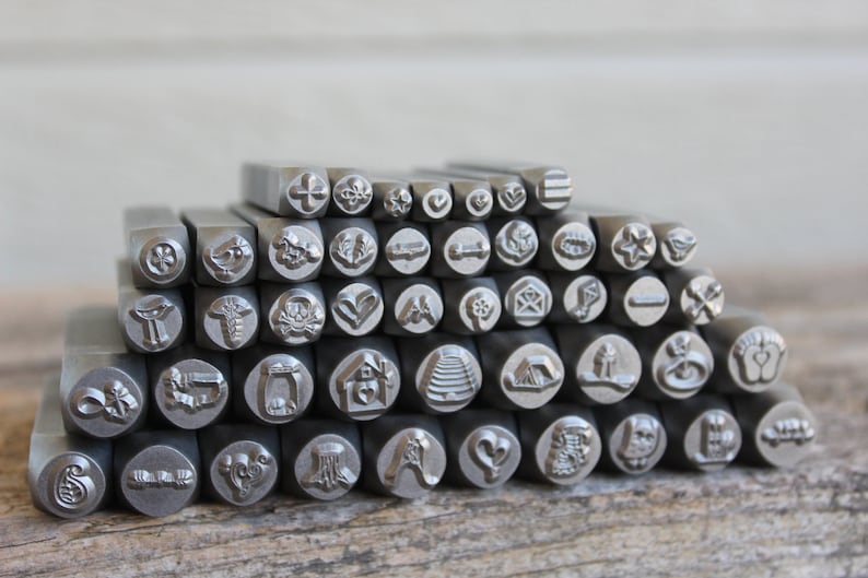 Plus Sign-Metal Stamp-4mm Size-Steel Stamp-New Metal Design | Etsy