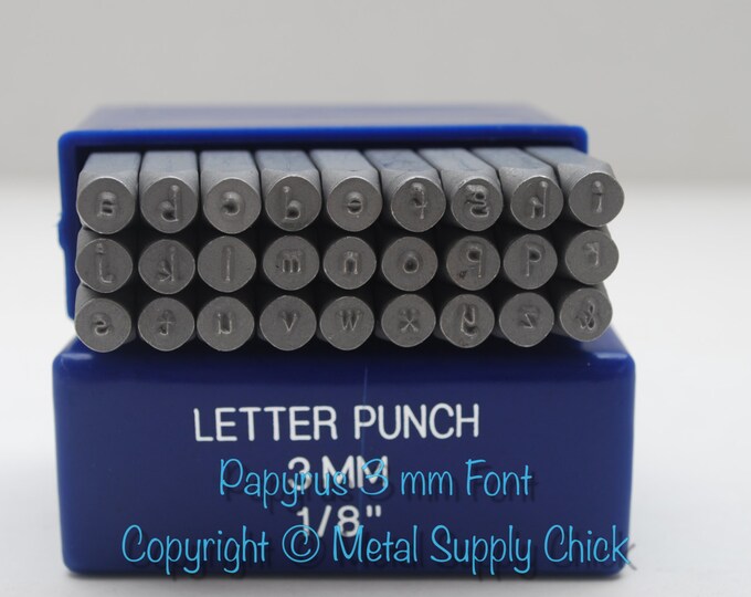 Metal Stamp Set-metal Stamping Kit in block Font Letters and Number Set ...