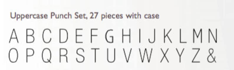 Metal Stamp Set-metal Stamping Kit 8mm Lower Gothic Font Metal - Etsy