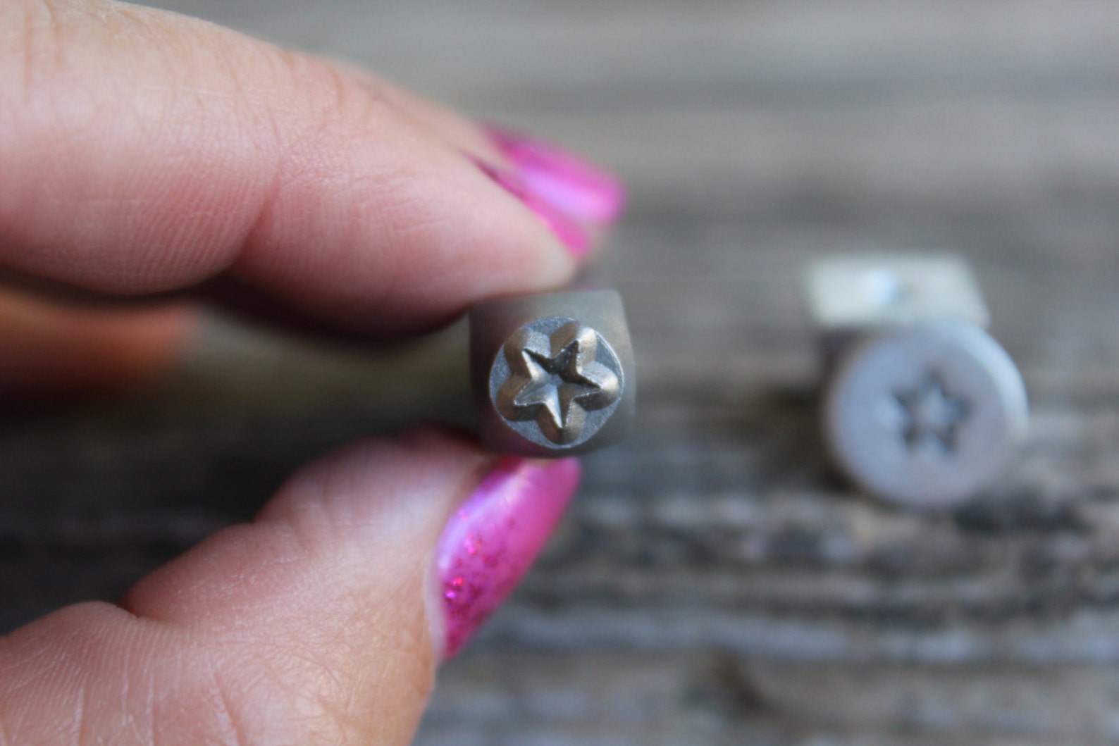 Star-rounded Corners-metal Stamp-5mm Size-steel Stamp-new - Etsy