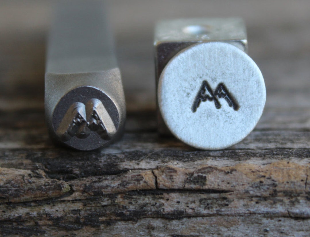 Mountains-metal Stamp-5mm Size-steel Stamp-new Metal Design Stamps-by ...