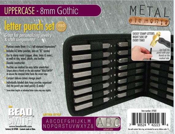 Gothic Letter Metal Stamp