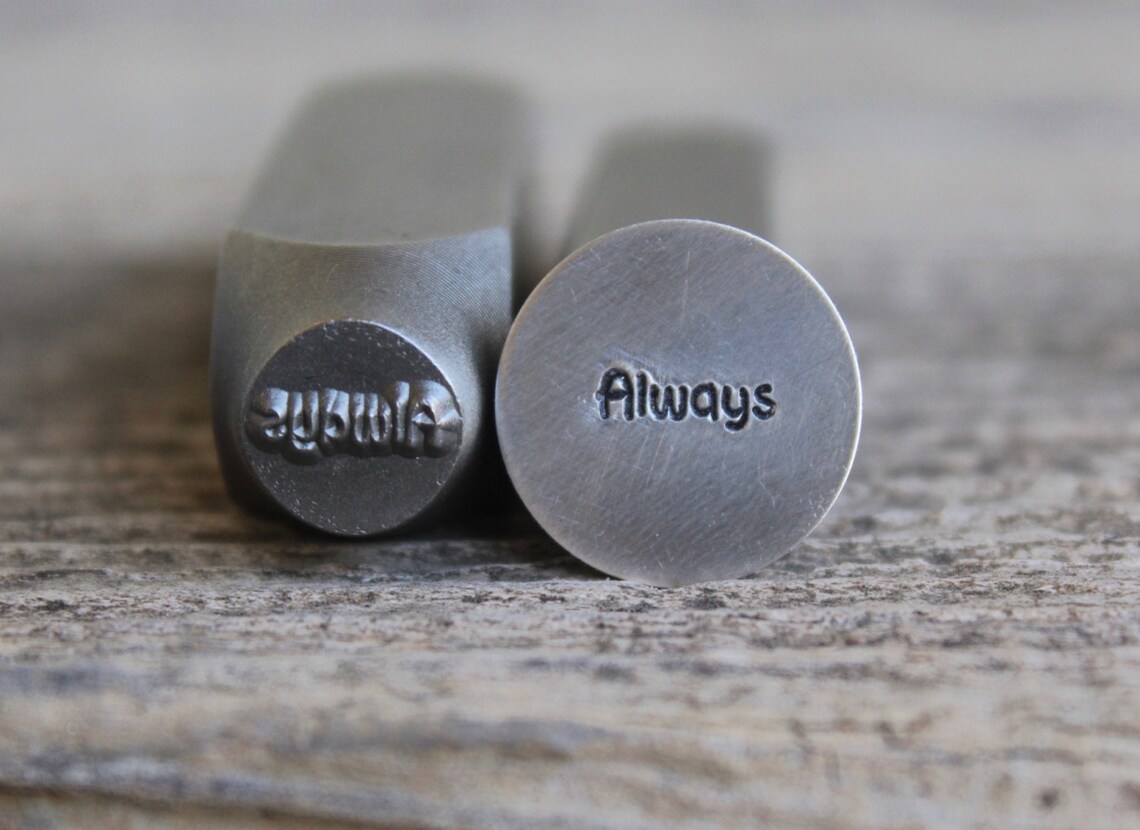 Always Word Metal Stamp 9mm-steel Stamp-will Work on Hard - Etsy