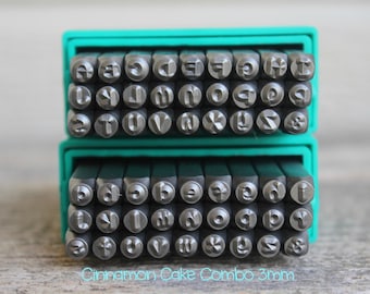 Typewriter Font Metal Stamp Set-3mm-new-lowercase Metal Supply Chick ...