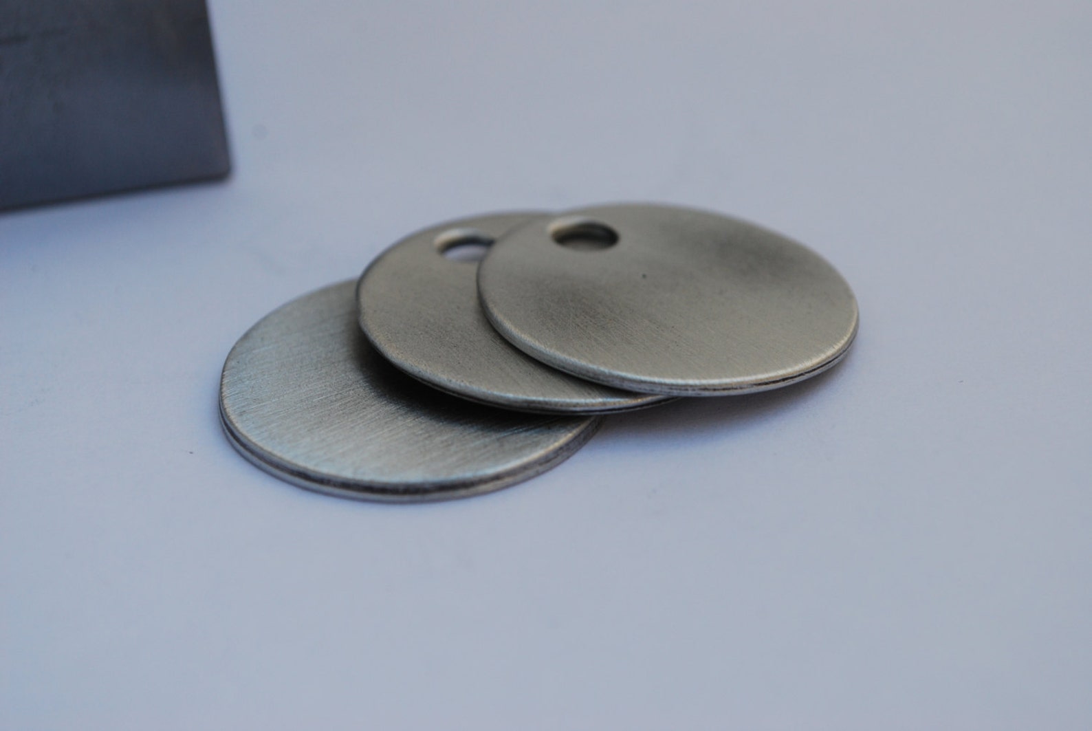 Pewter Stamping Blank-circle Disc Round 1 Inch Diameter. - Etsy