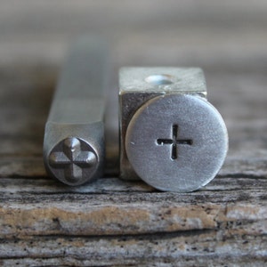Plus Sign-metal Stamp-4mm Size-steel Stamp-new Metal Design Stamps-by ...
