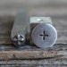 Plus Sign-metal Stamp-4mm Size-steel Stamp-new Metal Design Stamps-by ...