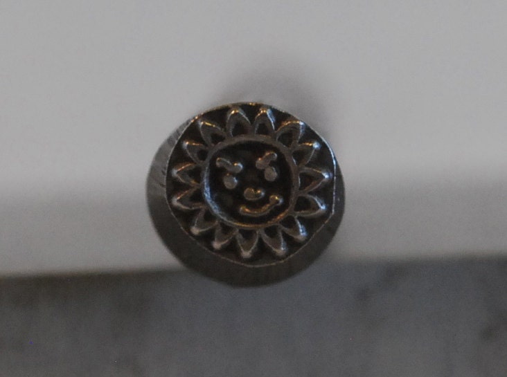 Sun With Face Metal Stamp Large-new 3/8 In.-metal Stamping Tool-perfect ...