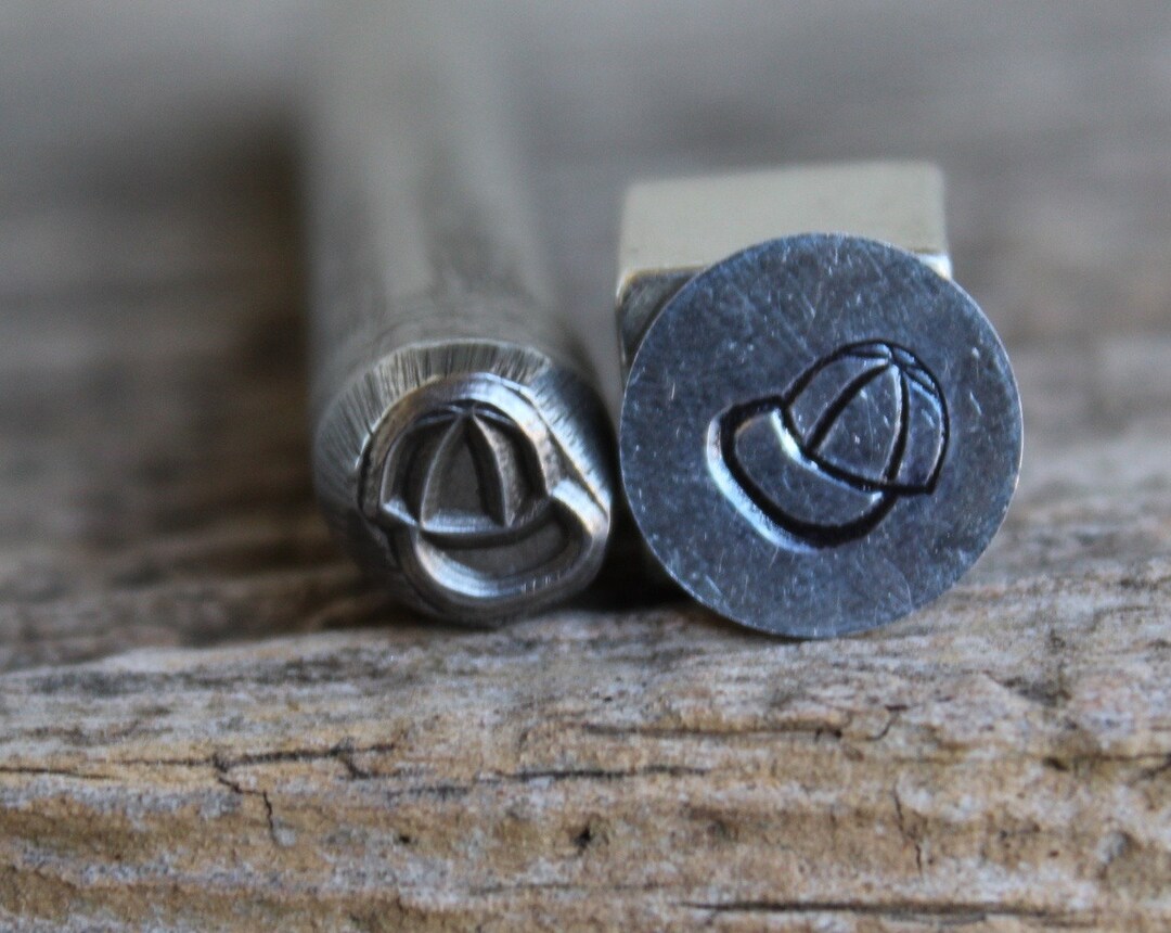 Metal Stamp Baseball Cap/hat Design Stamp Metal Stamp 3/8 Inch 8mm ...