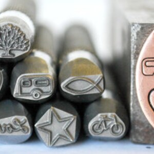 Flourish Metal Design Stamp - Approx. 12mm or 1/2 Inch-advantage Series ...