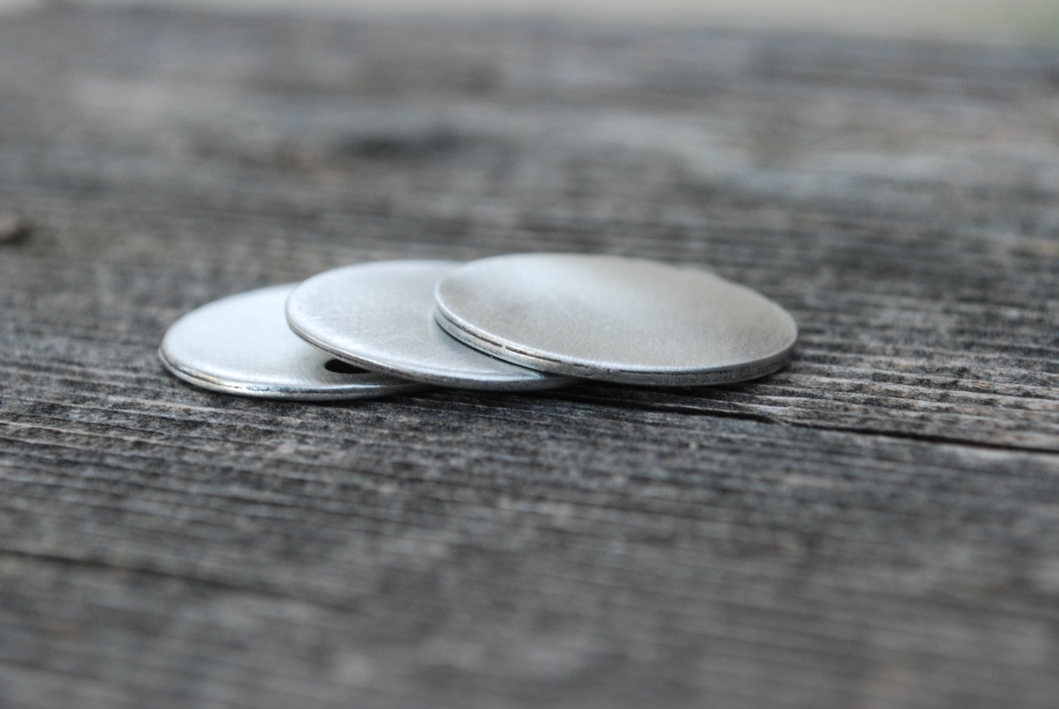 Pewter Stamping Blank-circle Disc Round 1 Inch Diameter. - Etsy