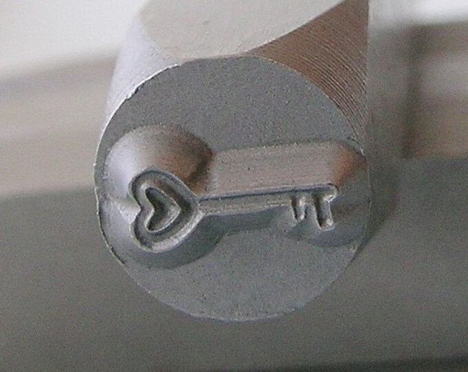Metal Steel Stamps HEART KEY Metal Design Stamp Jewelry Stamping metal ...