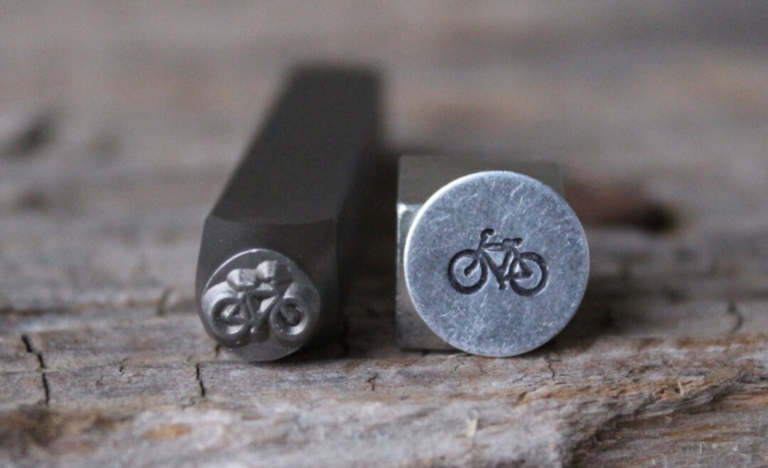 Bike Metal Stamp-7mm Size-steel Stamp-new Metal Design Stamps-by Metal ...