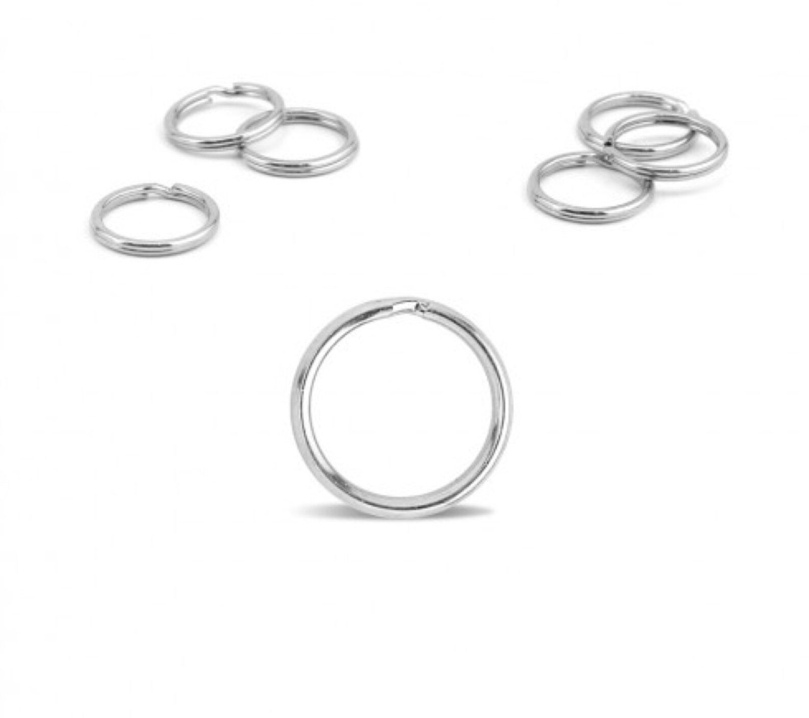 Split Ring Zinc Plated Split Key Rings-15mm pack | Etsy