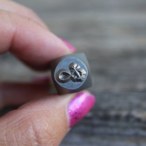 Infinity With Anchor Metal Stamp-8mm Size-steel Stamp-new Metal Design ...