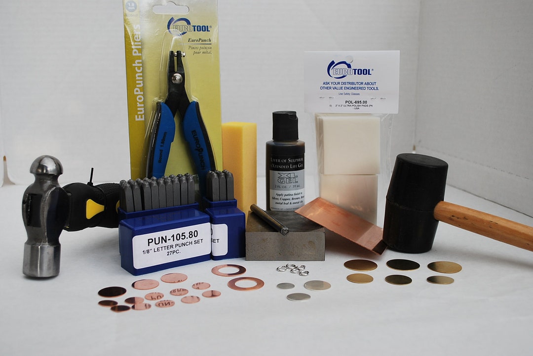 Jewelry Stamping Kit-metal Stamping Kit-by Metal Supply Chick-great Way ...