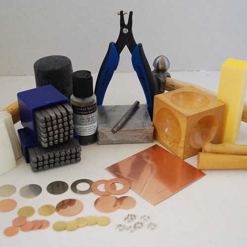 Jewelry Stamping Kit metal Stamping Kit-deluxe-great Way to - Etsy