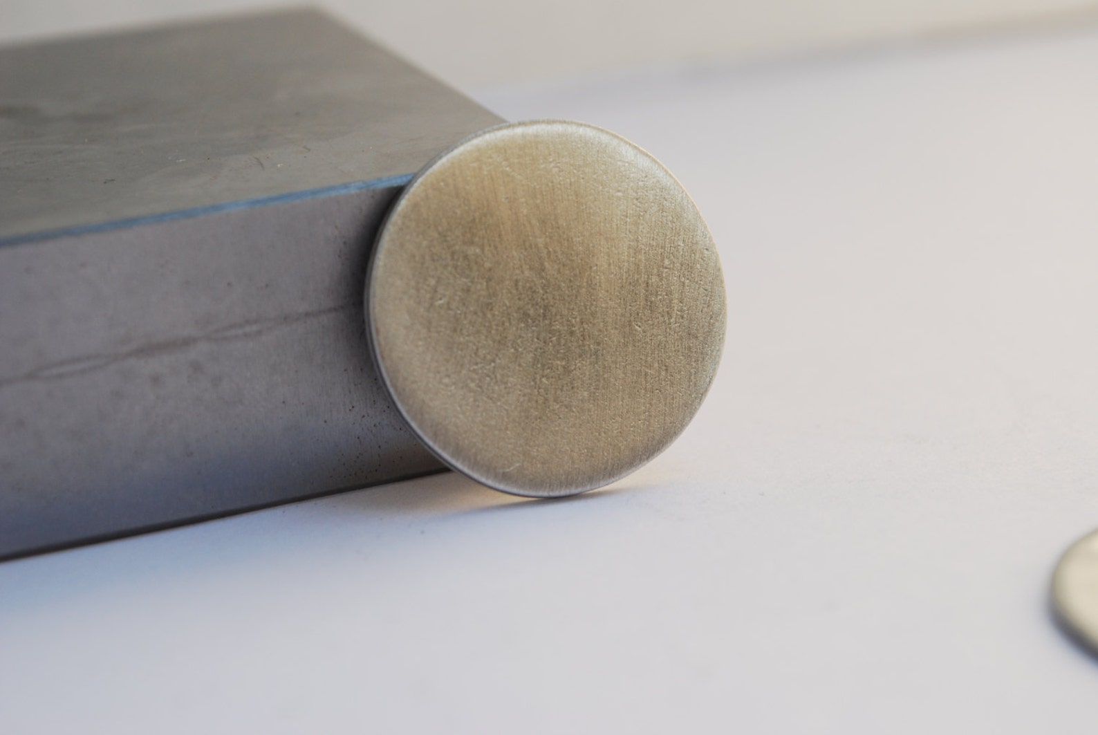 Pewter Stamping Blank-circle Disc Round 1 Inch Diameter. - Etsy