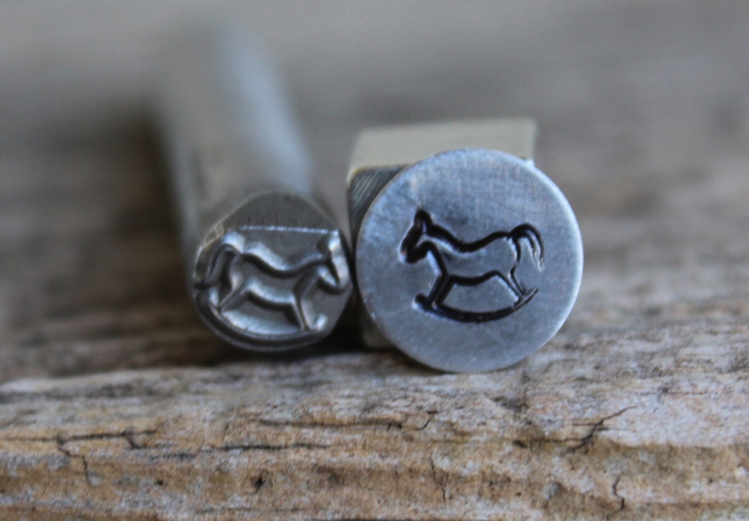 Metal Stamp-rocking Horse- Design Stamp-metal Stamp-8mm- 3/8 In.-metal ...